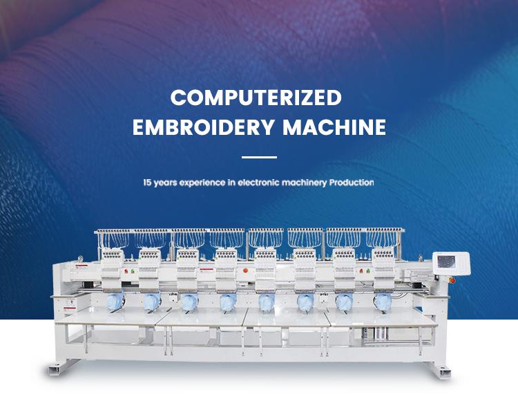 computerized embroidery machine, single head embroidery machine ...